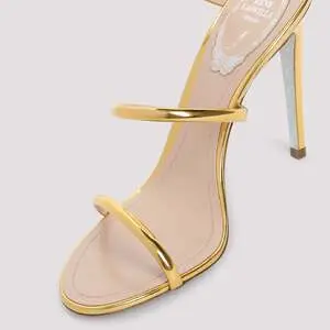 Rene Caovilla Renè Caovilla Calf Leather Stiletto Sandals