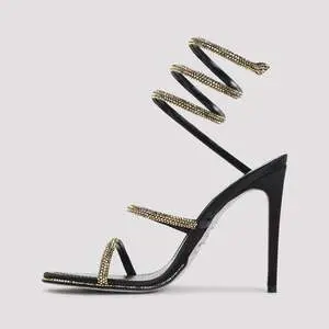 Rene Caovilla Embellished Stiletto Sandals