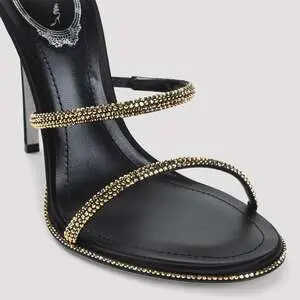 Rene Caovilla Embellished Stiletto Sandals