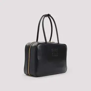 Miu Miu Beau Calf Leather Shoulder Bag - Black