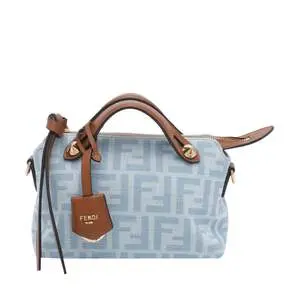 Fendi By The Way Soft Mini Denim Crossbody Bag - Blue