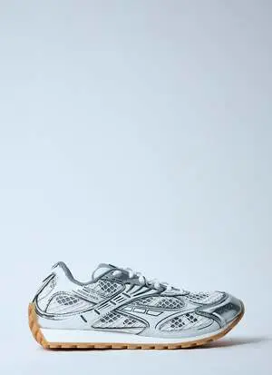 Bottega Veneta Orbit Sneakers - Silver