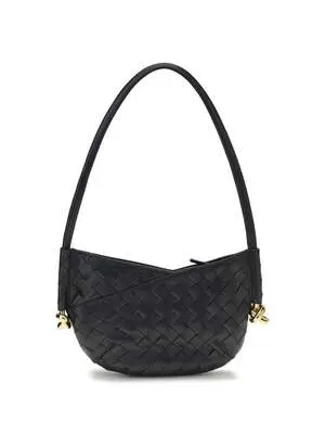 BOTTEGA VENETA Bottega Veneta Mini Solstice Woven Leather Shoulder Bag