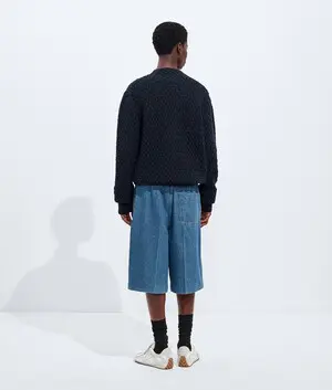 Bottega Veneta Atlantic Blue Denim Shorts