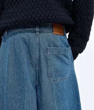 Bottega Veneta Atlantic Blue Denim Shorts