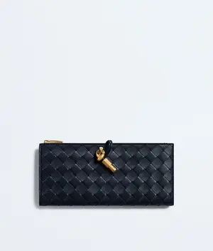 Bottega Veneta Andiamo Wallet Organizer - Midnight