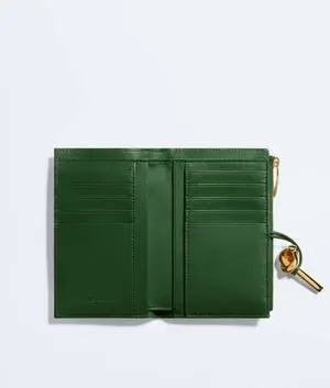 Bottega Veneta Andiamo Medium Bi-fold Wallet - Basil