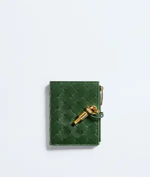 Bottega Veneta Andiamo Small Bi-fold Wallet - Basil