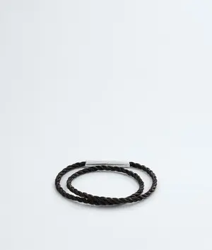 Bottega Veneta Rope Leather Bracelet