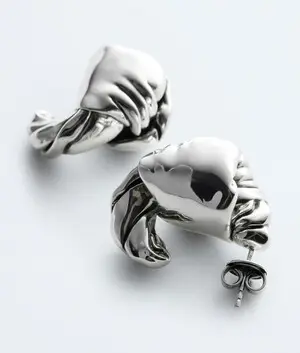Bottega Veneta Medium Knot Earrings