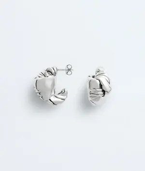 Bottega Veneta Medium Knot Earrings