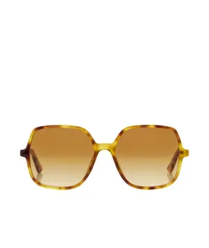 Chloé Judy Square-frame Acetate Sunglasses - Brown