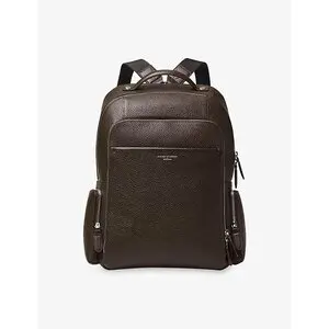 ASPINAL OF LONDON Reporter Leather Backpack - Chocolate