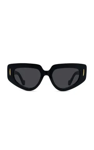 Loewe Anagram Square-frame Acetate Sunglasses - Black