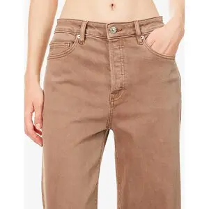 Good American Vintage Wide-leg High-rise Stretch-denim Jeans