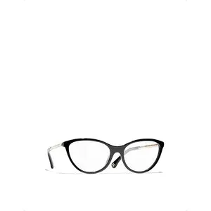 Chanel Ch3501h Cat-eye Metal Optical Glasses