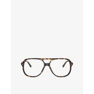 Ray-ban Rb5698 Square-frame Tortoiseshell Acetate Optical Glasses - Brown