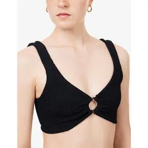 Hunza G Nadine Gold-hoop Bikini Set