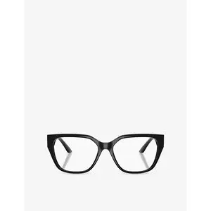 Versace Ve3387u Square-frame Acetate Optical Glasses - Black