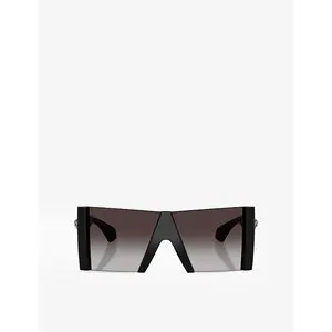 Versace Ve4515 Square-frame Acetate Sunglasses - Black