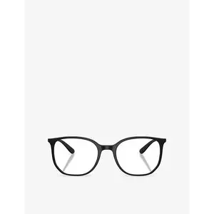 Ray-ban Rb7397 Square-frame Acetate Optical Glasses - Black