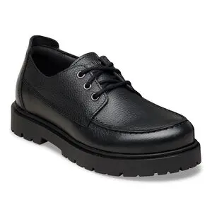 BIRKENSTOCK Highwood Moc Lace Low Natural Leather - Black