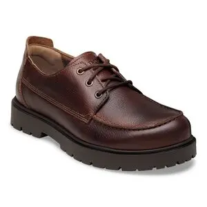 BIRKENSTOCK Highwood Moc Lace Low Natural Leather - Chocolate