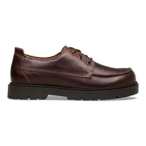 BIRKENSTOCK Highwood Moc Lace Low Natural Leather - Chocolate