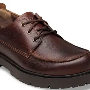 BIRKENSTOCK Highwood Moc Lace Low Natural Leather - Chocolate