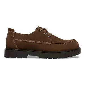 BIRKENSTOCK Highwood Moc Lace Suede Leather Shoes - Carafe