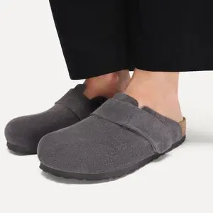 BIRKENSTOCK Loma Suede Leather - Charcoal