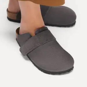 BIRKENSTOCK Loma Suede Leather - Charcoal