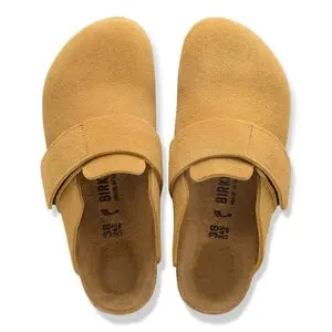BIRKENSTOCK Loma Suede Leather Clogs - Cork Brown