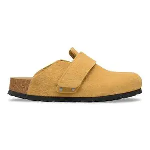 BIRKENSTOCK Loma Suede Leather Clogs - Cork Brown