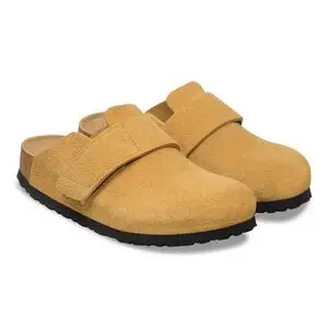 BIRKENSTOCK Loma Suede Leather Clogs - Cork Brown