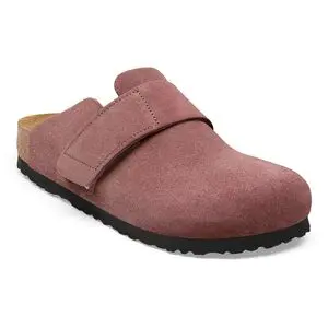 BIRKENSTOCK BIRKENSTOCK Loma Suede Leather Clogs Pepper