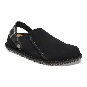 BIRKENSTOCK Lutry Premium Suede Leather - Black