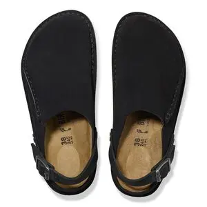 BIRKENSTOCK Lutry Premium Suede Leather - Black