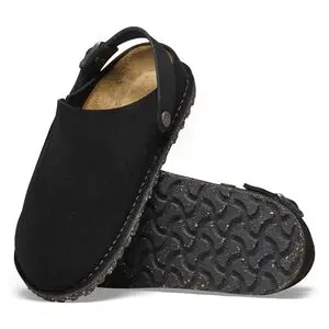 BIRKENSTOCK Lutry Premium Suede Leather - Black