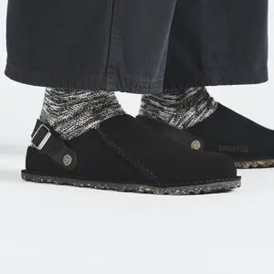 BIRKENSTOCK Lutry Premium Suede Leather - Black