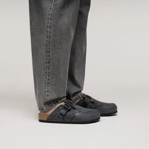 BIRKENSTOCK Boston Nova Felt Leather/textile/felt - Anthracite