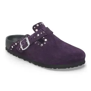 BIRKENSTOCK Boston Rivet Suede Leather - Acai