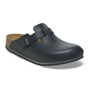 BIRKENSTOCK Boston Pro Natural Leather - Black