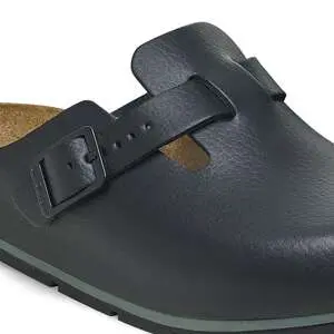 BIRKENSTOCK Boston Pro Natural Leather - Black