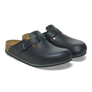 BIRKENSTOCK Boston Pro Natural Leather - Black