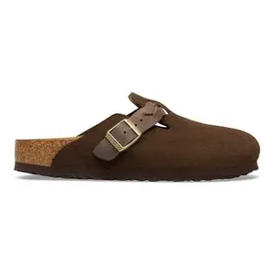 BIRKENSTOCK Boston Braided Suede Leather
