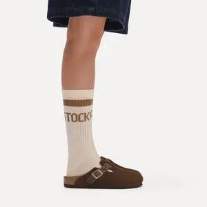 BIRKENSTOCK Boston Braided Suede Leather
