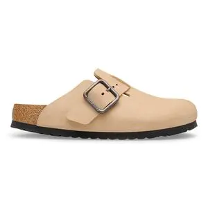 BIRKENSTOCK Boston Wire Buckle Nubuck Leather - Sandcastle