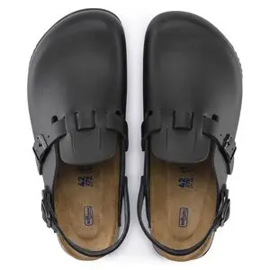 BIRKENSTOCK Kay Sl Soft Footbed Natural Leather - Black