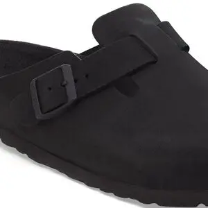 BIRKENSTOCK Boston Nubuck Leather - Black